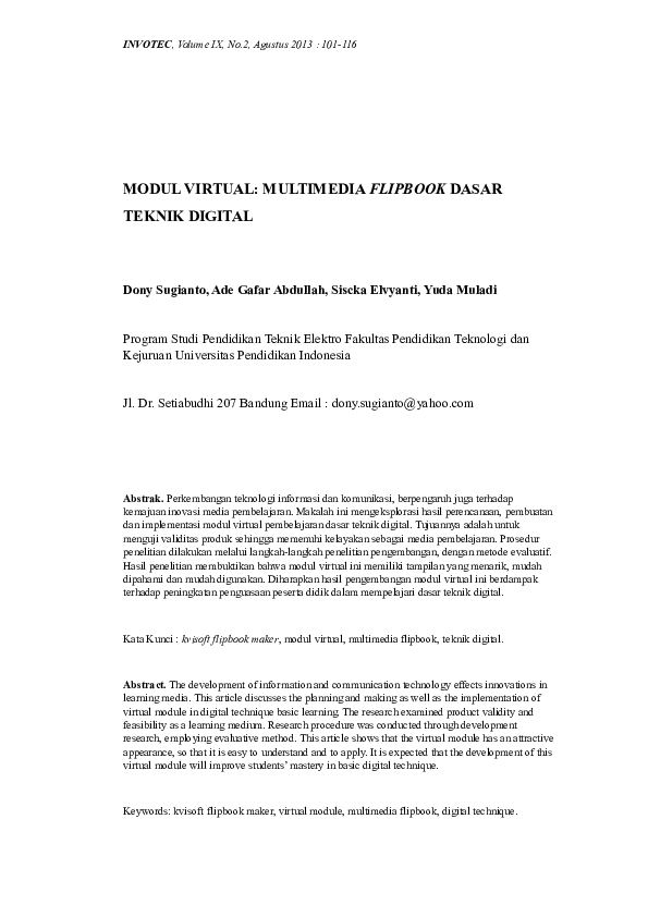 (DOC) MODUL VIRTUAL: MULTIMEDIA FLIPBOOK DASAR TEKNIK DIGITAL