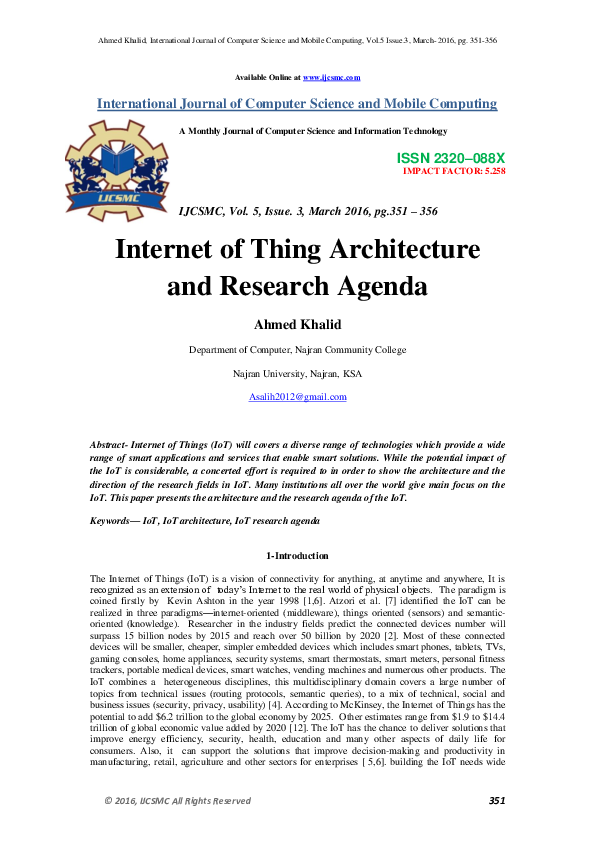 (PDF) International Journal of Computer Science and Mobile Computing ...