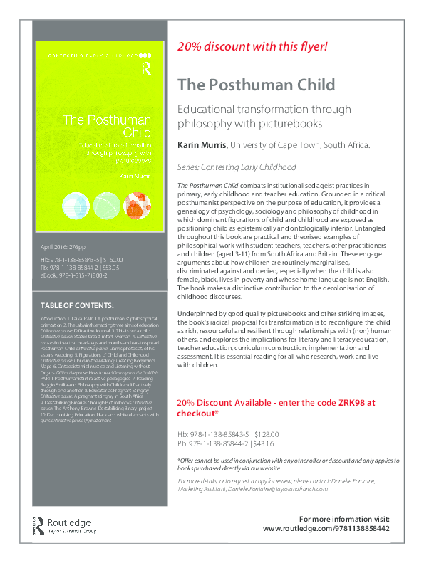 (PDF) The Posthuman Child: Educational Transformation through ...