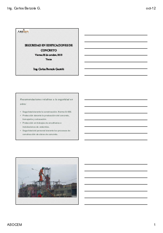 (PDF) SEGURIDAD INDUSTRIAL ING BARZOLA TACNA ASOCEM-EPIVIAL 26oct12 ...