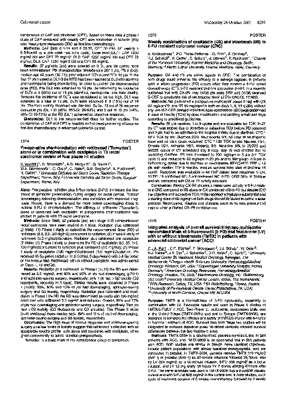 (PDF) Preoperative chemoradiation with raltitrexed (‘tomudex’) alone or ...