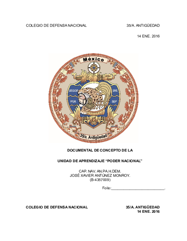 (DOC) Poder Nacional