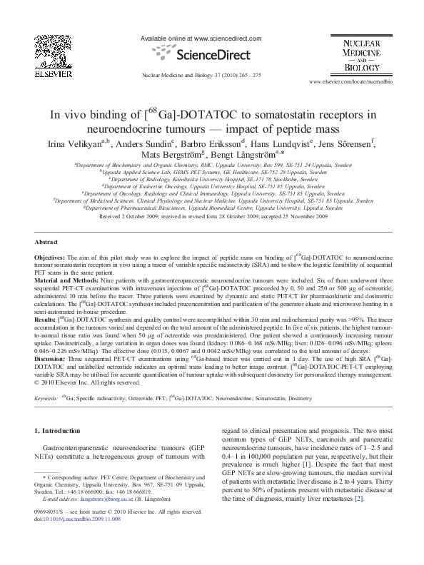 (PDF) Biokinetic and dosimetry of 90y-dotatoc therapy for ...