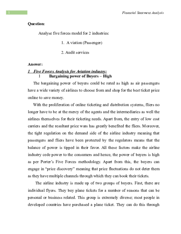 Doc Group Assignment Financial Statement