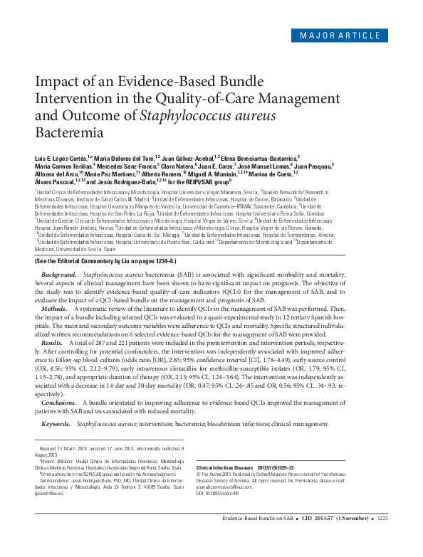 (PDF) Impact of an Evidence-Based Bundle Intervention in the Quality-of-Care Management and ...