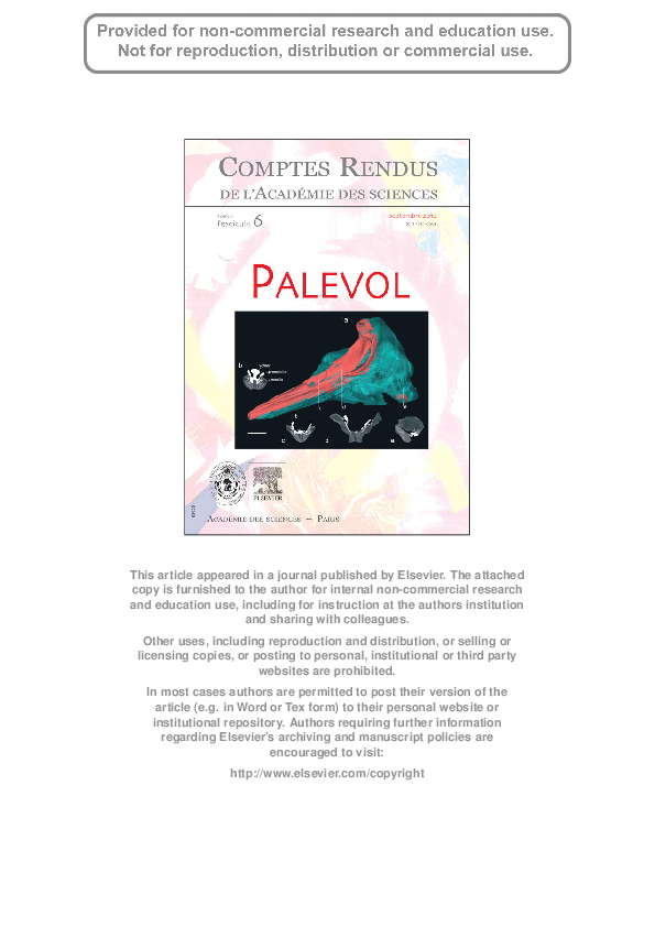 (PDF) Palaeobiology of Triassic procolophonids, inferred from bone ...