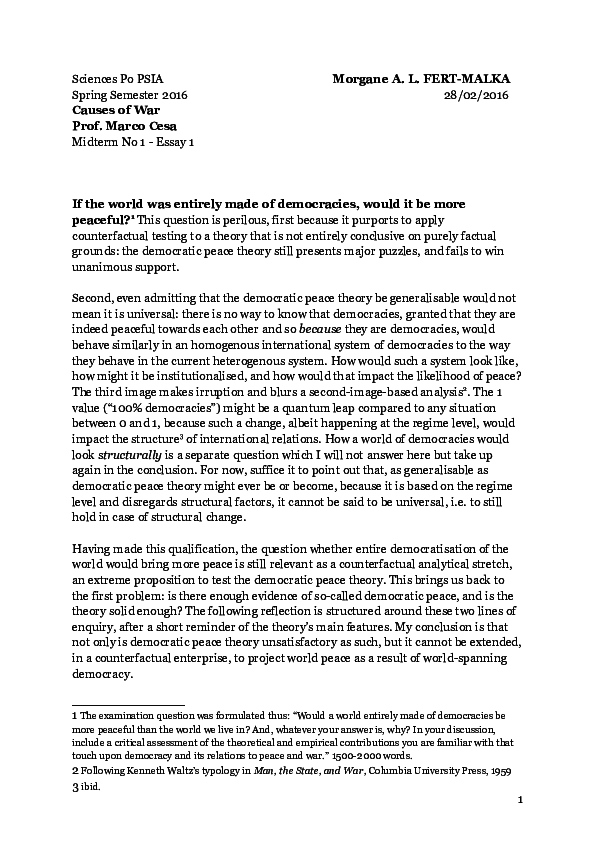 (DOC) Democratic-peace