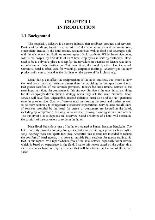 (DOC) FINAL REPORT TOURISM | Syahrul Ramajaya - Academia.edu