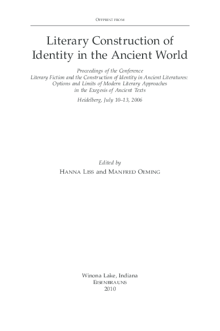 (PDF) The Exile. Biblical Ideology and Its Postmodern Ideological ...