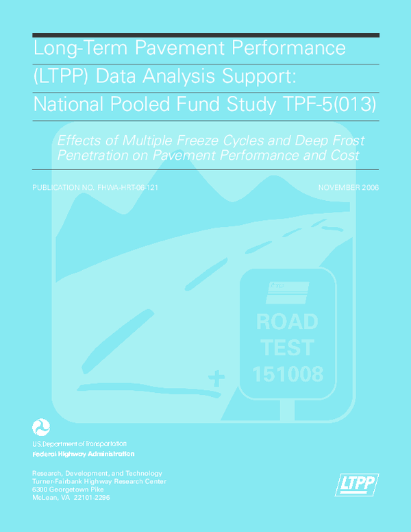 (PDF) Long-Term Pavement Performance (LTPP) Data Analysis Support ...