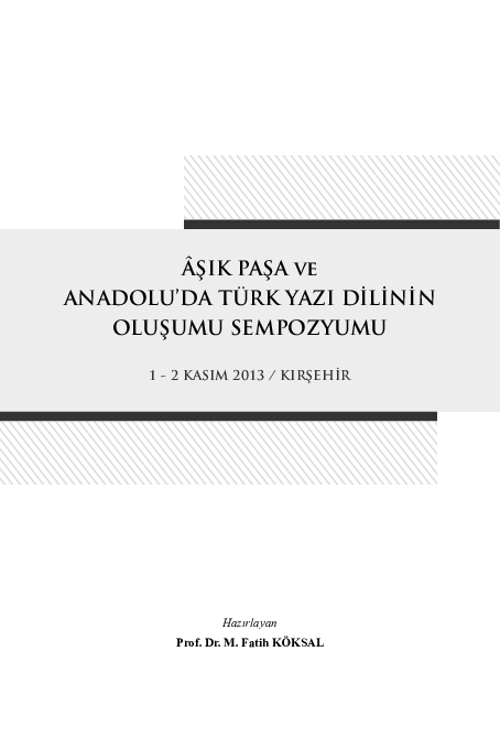 (PDF) Garib-name'de Kültürel Ögeler