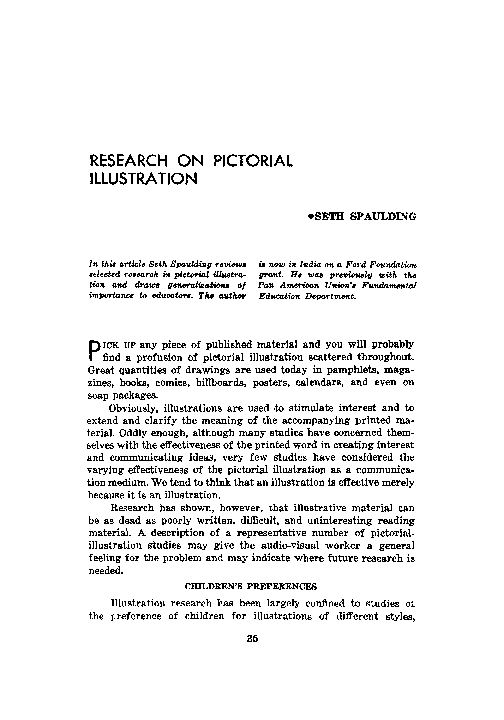 (PDF) Research on pictorial illustration
