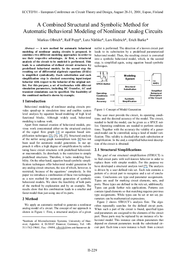 Pdf A Combined Structural And Symbolic Method For Automatic