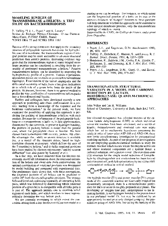 (PDF) Transition-state structural variation in a model for carbonyl ...