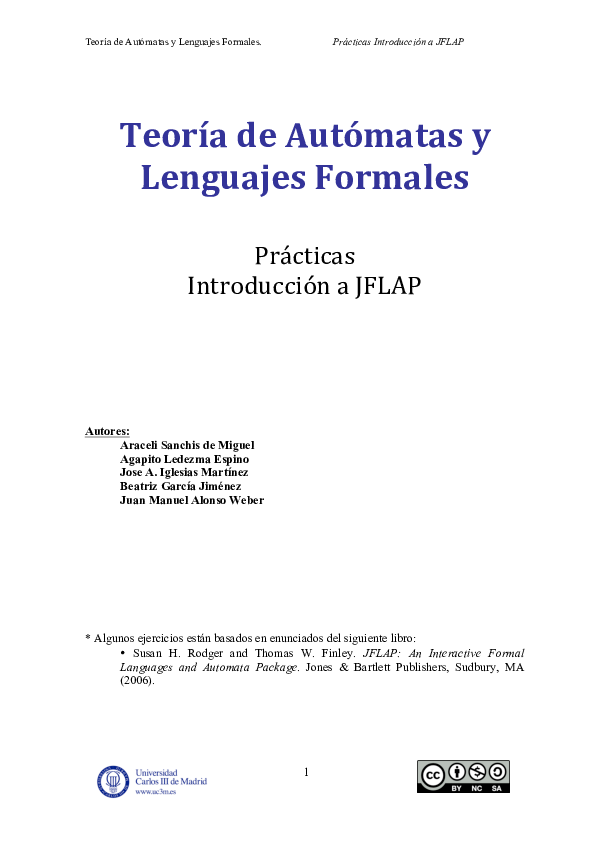 (PDF) Teoría de Autómatas y Lenguajes Formales
