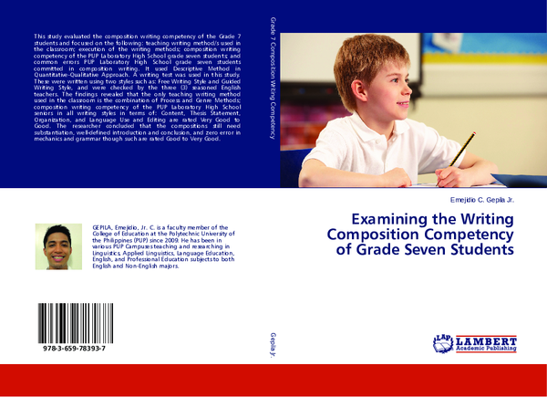 (PDF) EXAMINING THE WRITING COMPOSITION COMPETENCY OF GRADE SEVEN STUDENTS