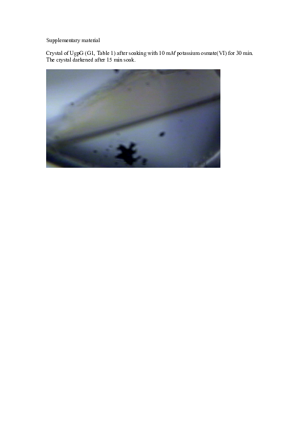 (PDF) Cloning, expression, purification, crystallization and ...