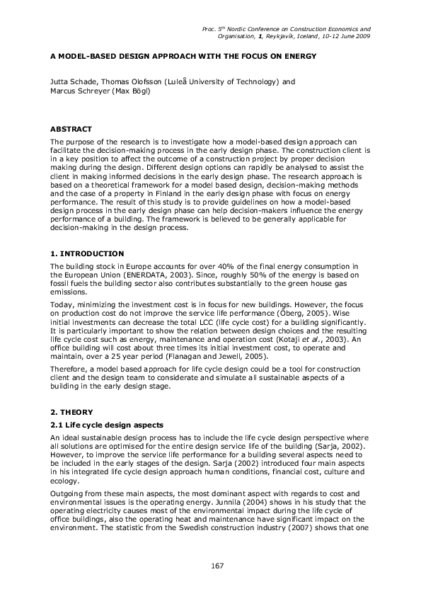 (PDF) A model-based design approach with the focus on energy