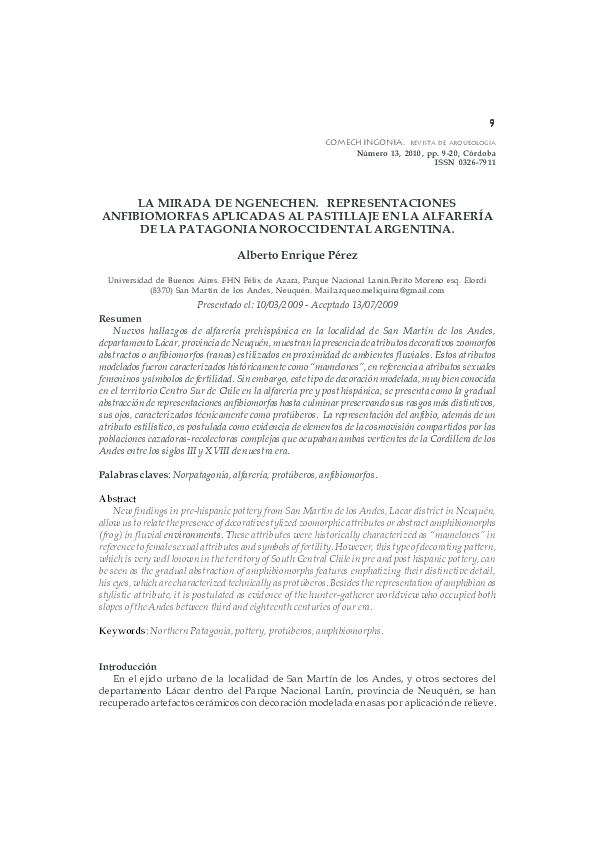 (PDF) 01. La mirada de Ngenechen. Representaciones anfiomorfas ...