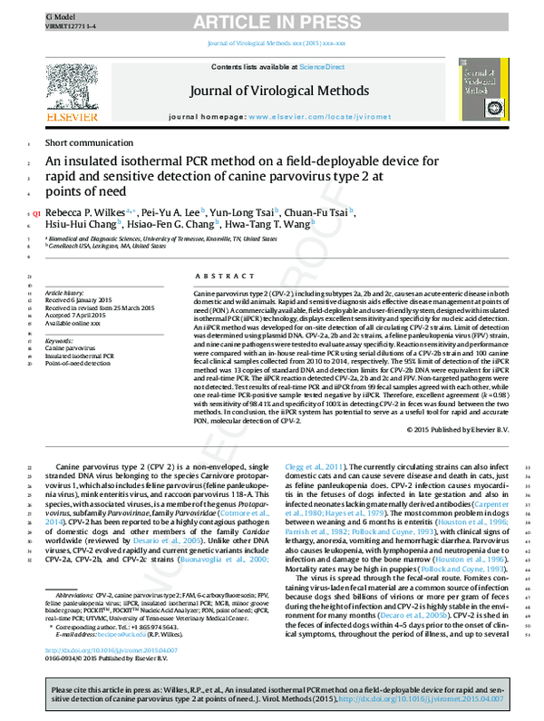 (PDF) An insulated isothermal PCR method on a field-deployable device ...