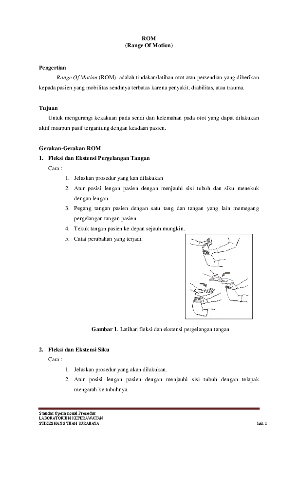 (PDF) ROM (Range Of Motion