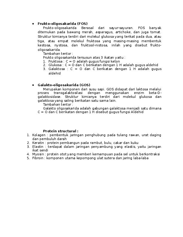 (DOC) BULLET Frukto-oligosakarida (FOS