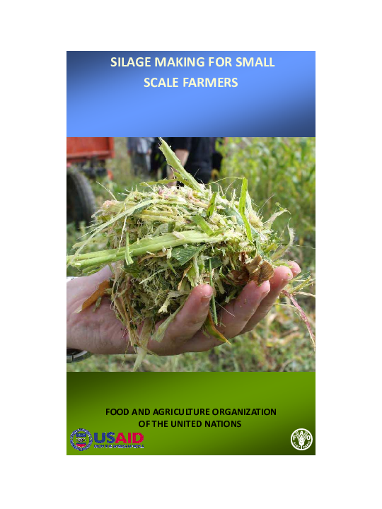 (PDF) SILAGE MAKING FOR SMALL SCALE FARMERS FOOD AND AGRICULTURE ...