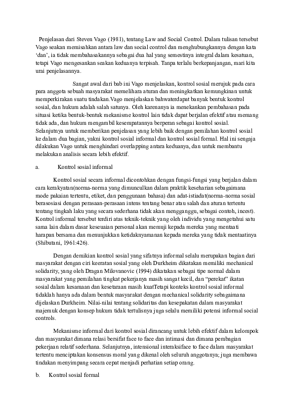 (DOC) Penjelasan dari Steven Vago