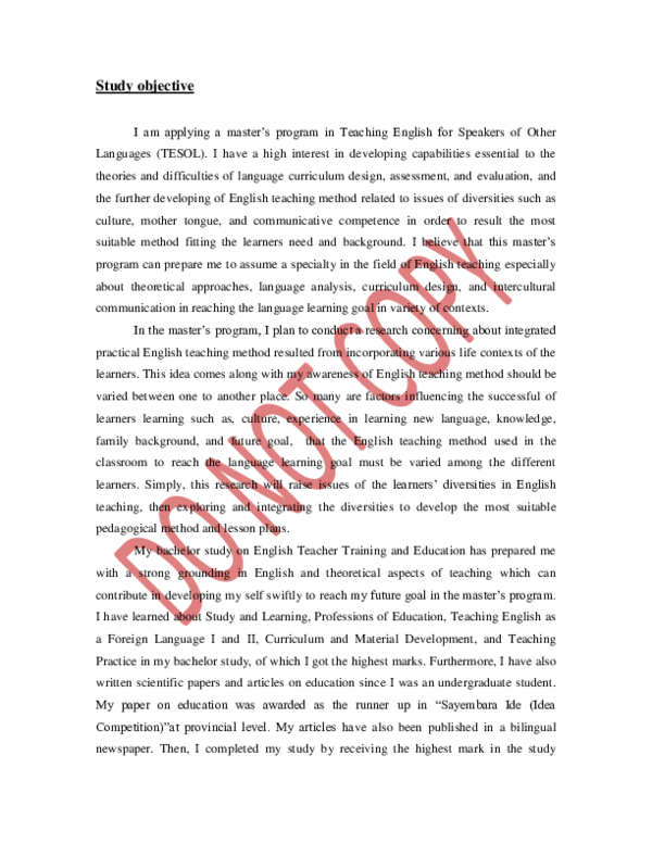 (PDF) Study objective