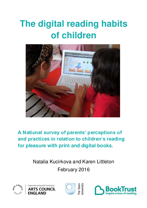 (PDF) The digital reading habits of children A National survey of ...