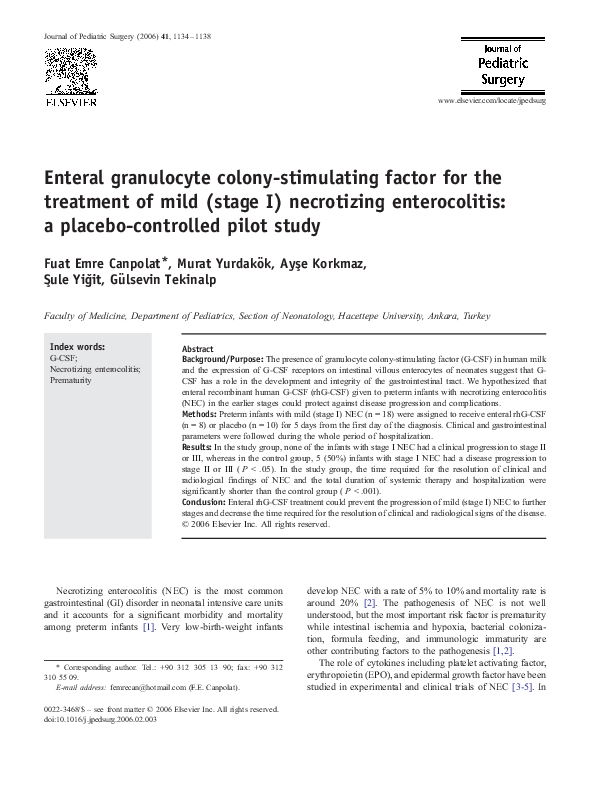 (PDF) Enteral granulocyte colony-stimulating factor for the treatment ...
