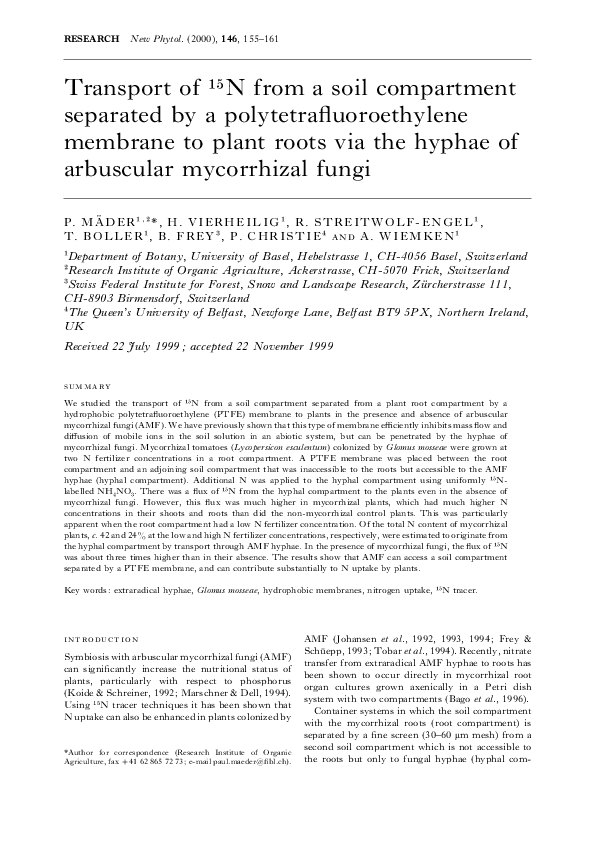 (PDF) Boundaries between soil compartments formed by microporous ...