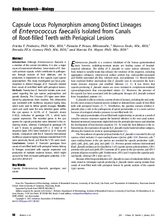 (PDF) Capsule locus polymorphism among distinct lineages of ...