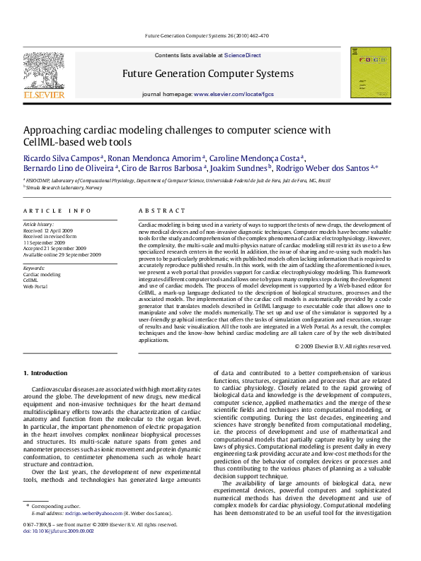 (PDF) Approaching cardiac modeling challenges to computer science with ...
