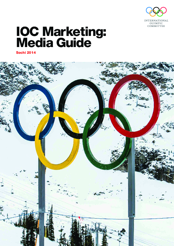 (PDF) IOC Marketing: Media Guide