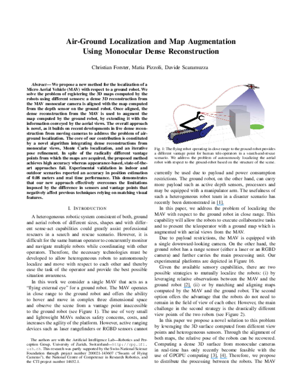 (PDF) Air-ground localization and map augmentation using monocular dense reconstruction