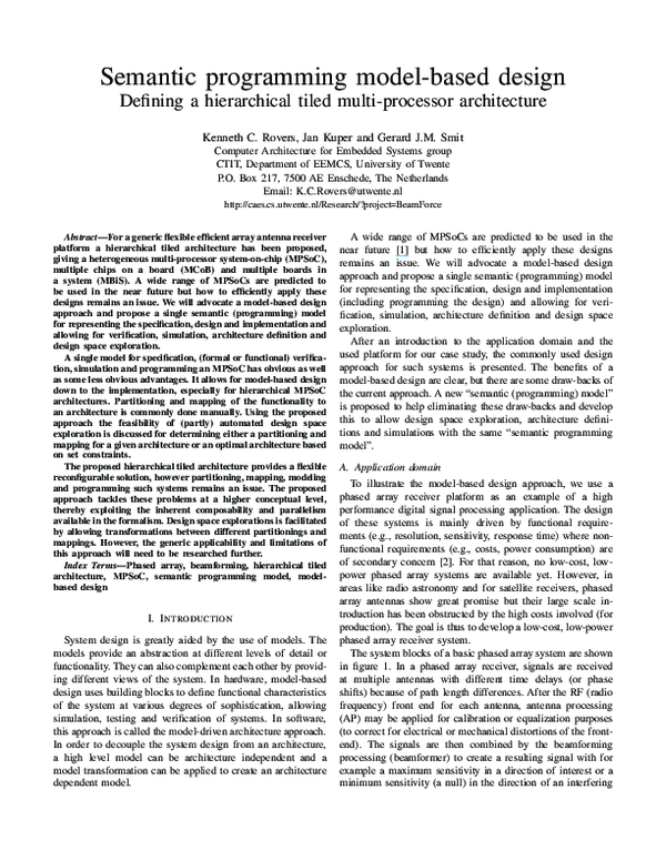 (PDF) Semantic programming model-based design