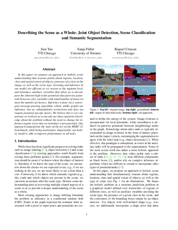 Pdf Describing The Scene As A Whole Joint Object Detection Scene