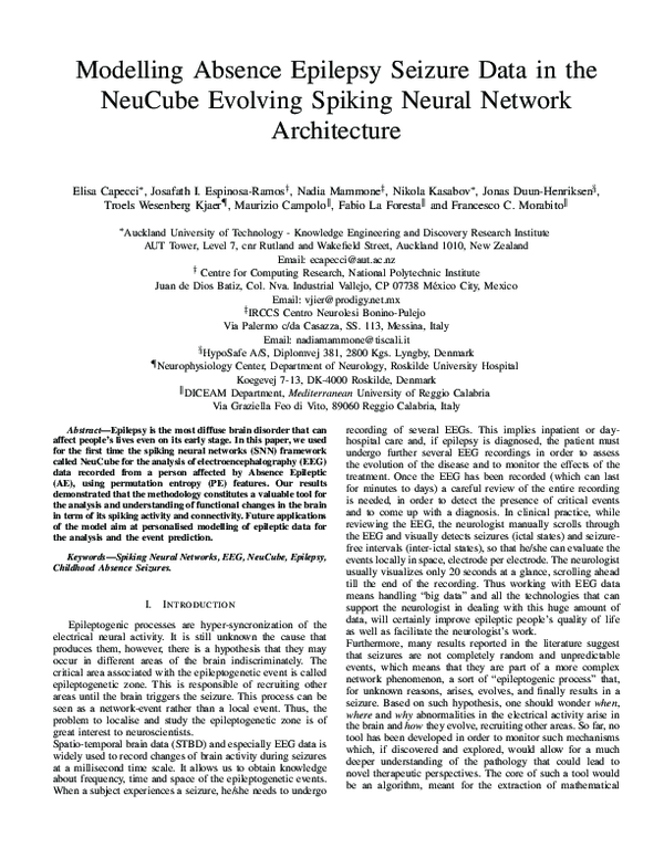 (PDF) Modelling Absence Epilepsy seizure data in the NeuCube evolving spiking neural network ...