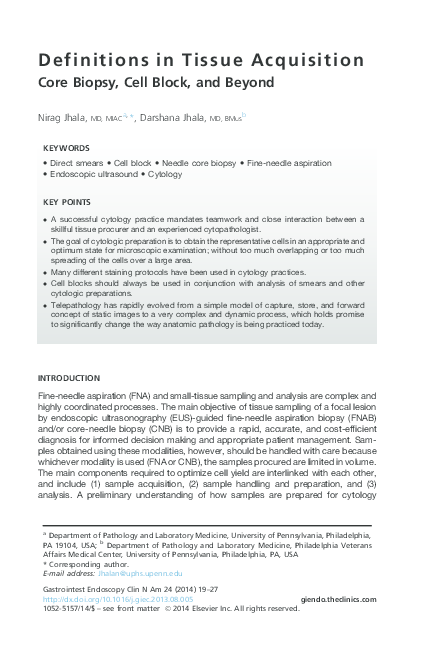(PDF) Definitions in Tissue Acquisition