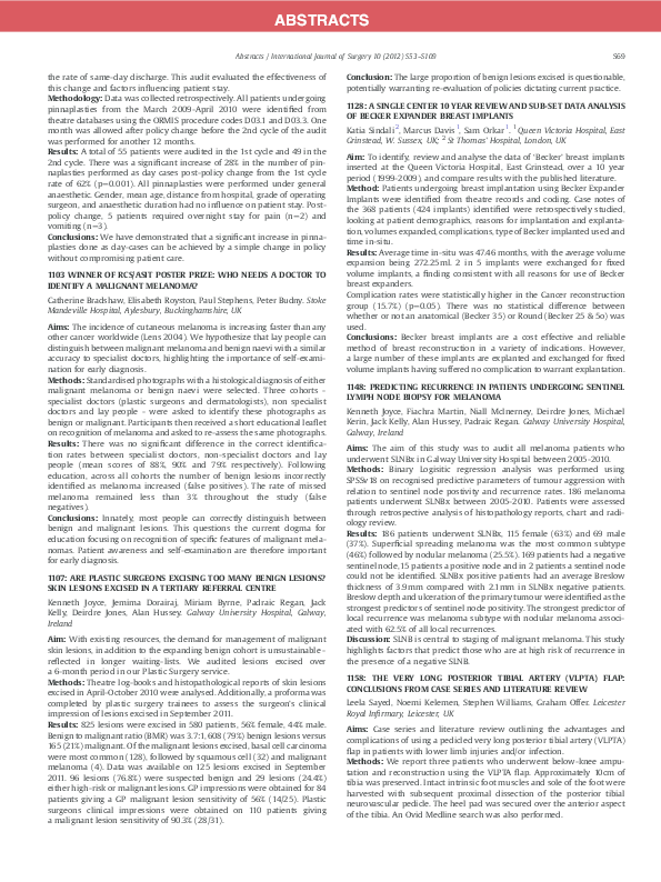(PDF) A single center 10 year review and sub-set data analysis of ...