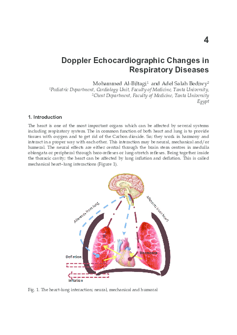 (PDF) Doppler Echocardiographic Changes in Respiratory Diseases