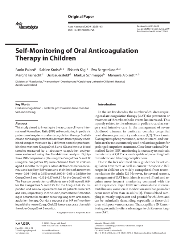 (PDF) Comparison of point-of-care testing (POCT): i-STAT® international ...