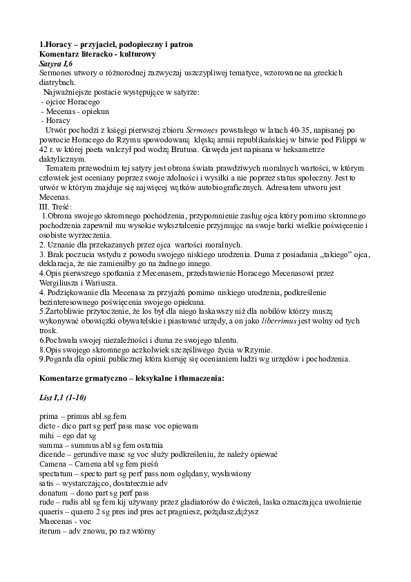 (PDF) Horacy