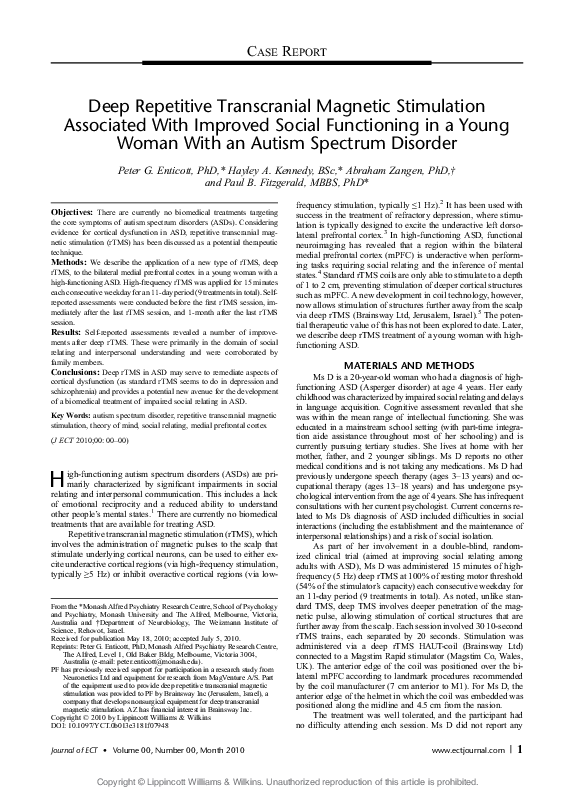(PDF) Deep repetitive transcranial magnetic stimulation with H-coil on lower limb motor function ...