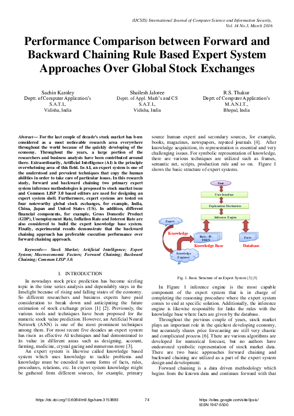 (PDF) Performance Comparison between Forward and Backward Chaining Rule ...