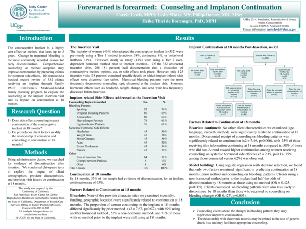 (PDF) Forewarned is forearmed: The impact of side effect counseling on ...