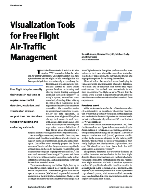 (PDF) Visualization tools for Free Flight air-traffic management | Mike ...
