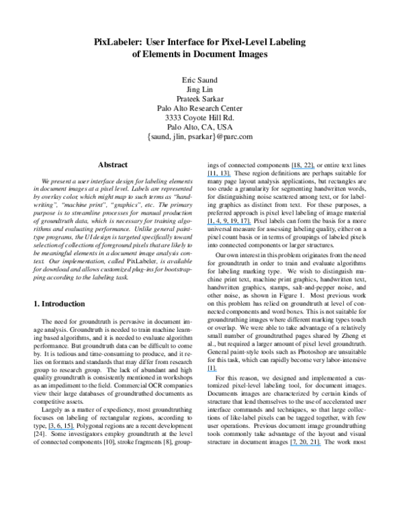 (PDF) PixLabeler: User Interface for Pixel-Level Labeling of Elements ...