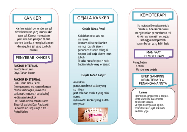 (DOC) Leaflet kanker & kemoterapi